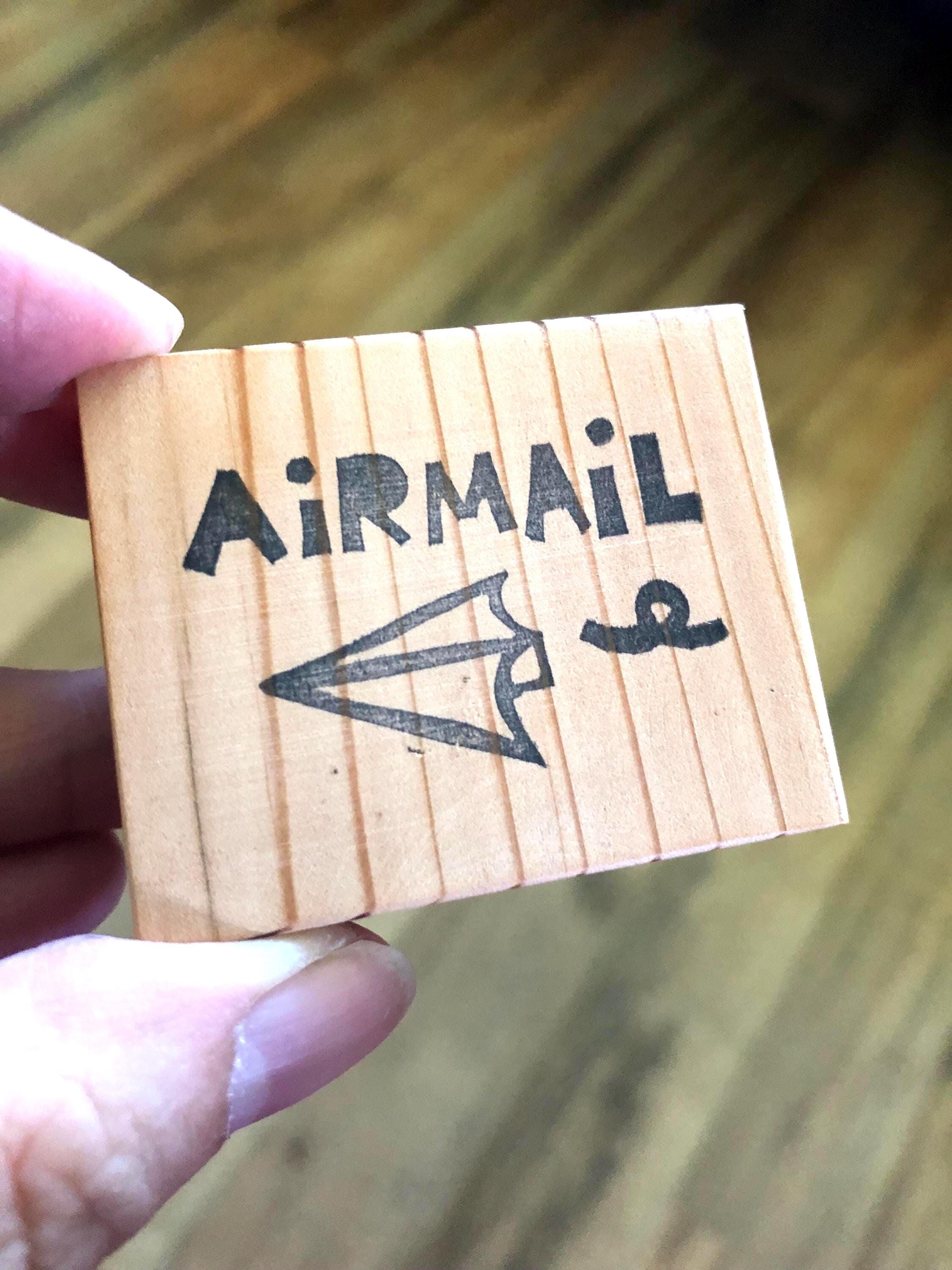 Air Mail Rubber Stamp//shipping Stamp/packing/par Avion//usps Stamps ...