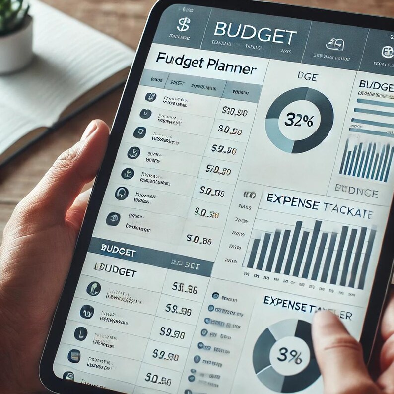 Ultimate Budget Planner, Printable Monthly Yearly Finance Tracker ...