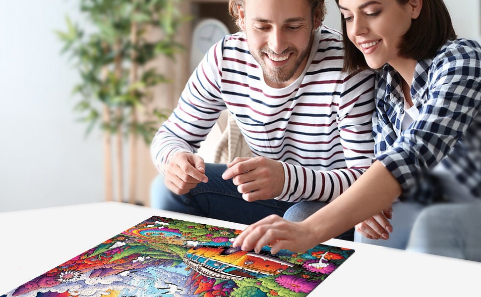 Happy Highway Wooden Jigsaw Puzzle 300 Pieces With Fun and Unique ...