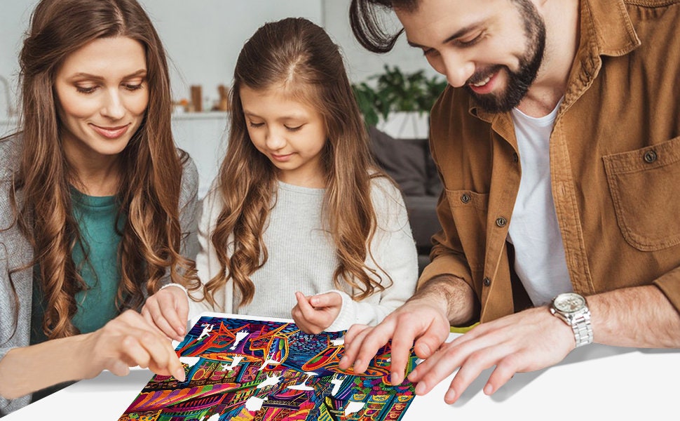 Parisian Prism Wooden Jigsaw Puzzle 300 Pieces With Fun and Unique ...