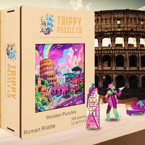 Roman Riddle Wooden Jigsaw Puzzle 300 Pieces With Fun and Unique Pieces ...
