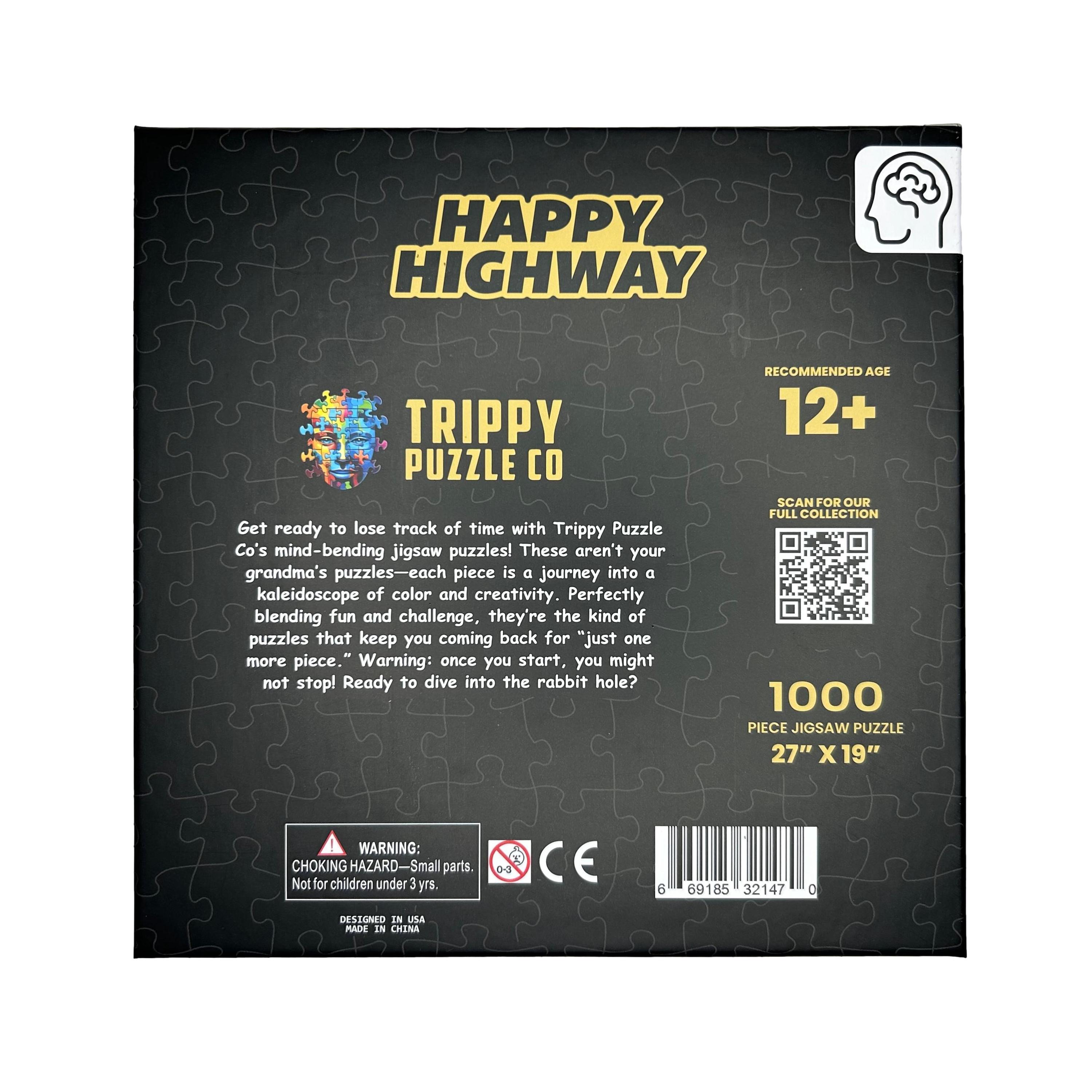 Happy Highway 1000-piece Jigsaw Puzzle – Take a Joyful Journey Through ...