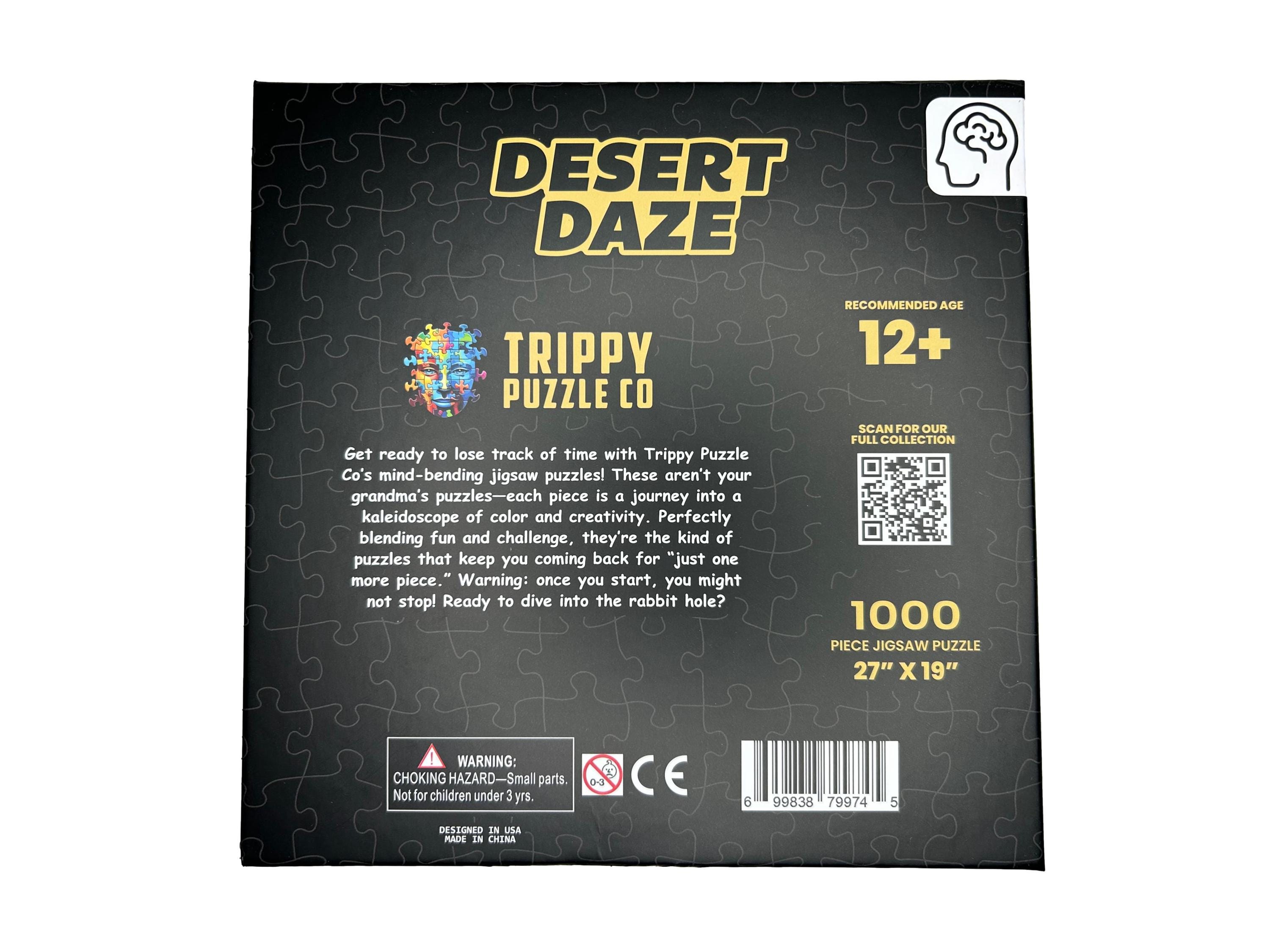 Desert Daze 1000-piece Jigsaw Puzzle – Explore a Vibrant Desert ...