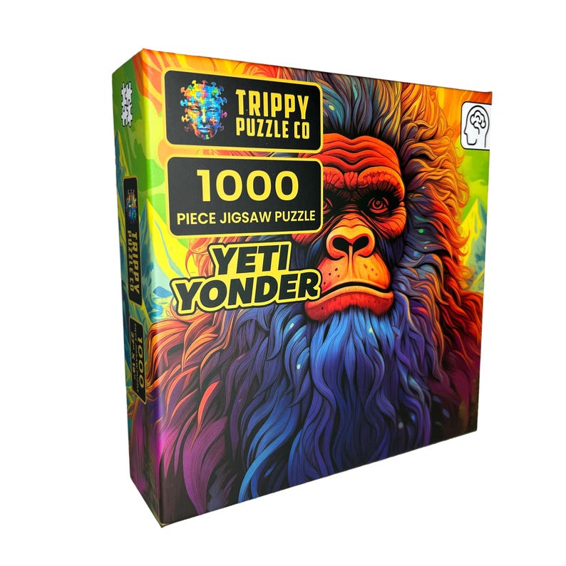 Yeti Yonder 1000-piece Jigsaw Puzzle – Embrace the Mystery of the ...