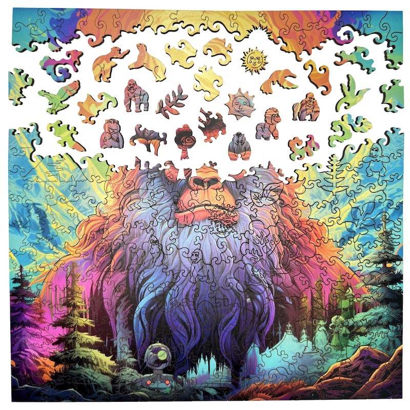 Sasquatch Jigsaw Puzzle - Etsy