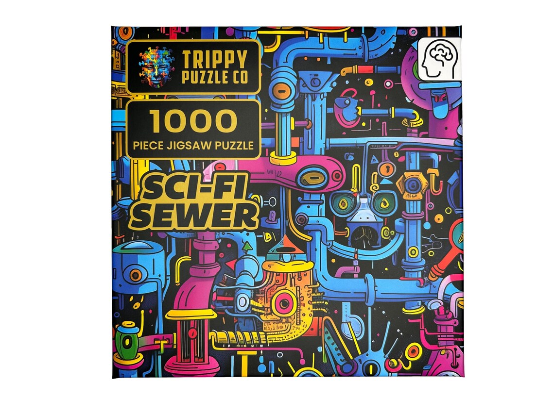 Sci-fi Sewer 1000-piece Jigsaw Puzzle – A Journey Through the Pipes of ...