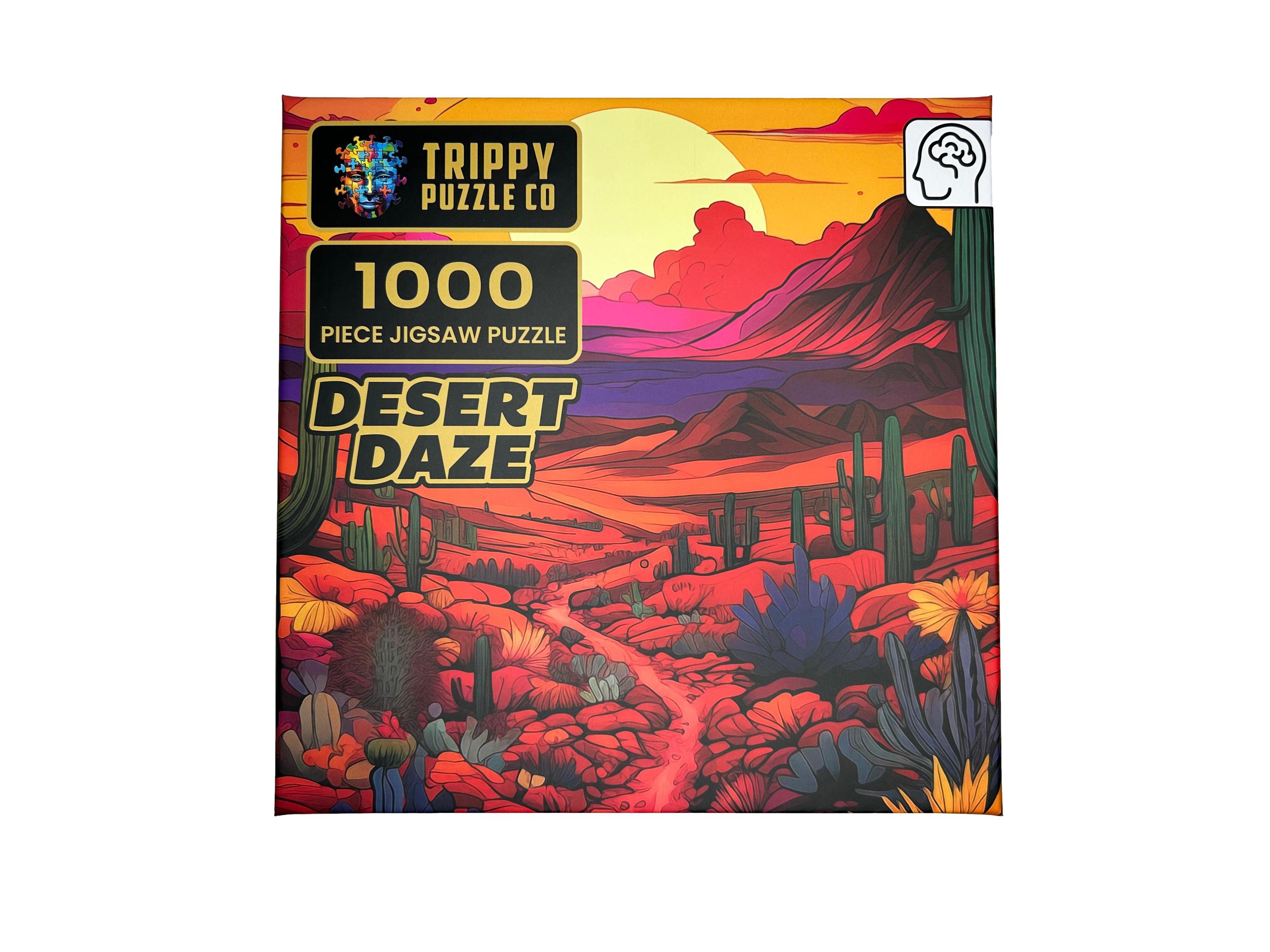 Desert Daze 1000-piece Jigsaw Puzzle – Explore a Vibrant Desert ...