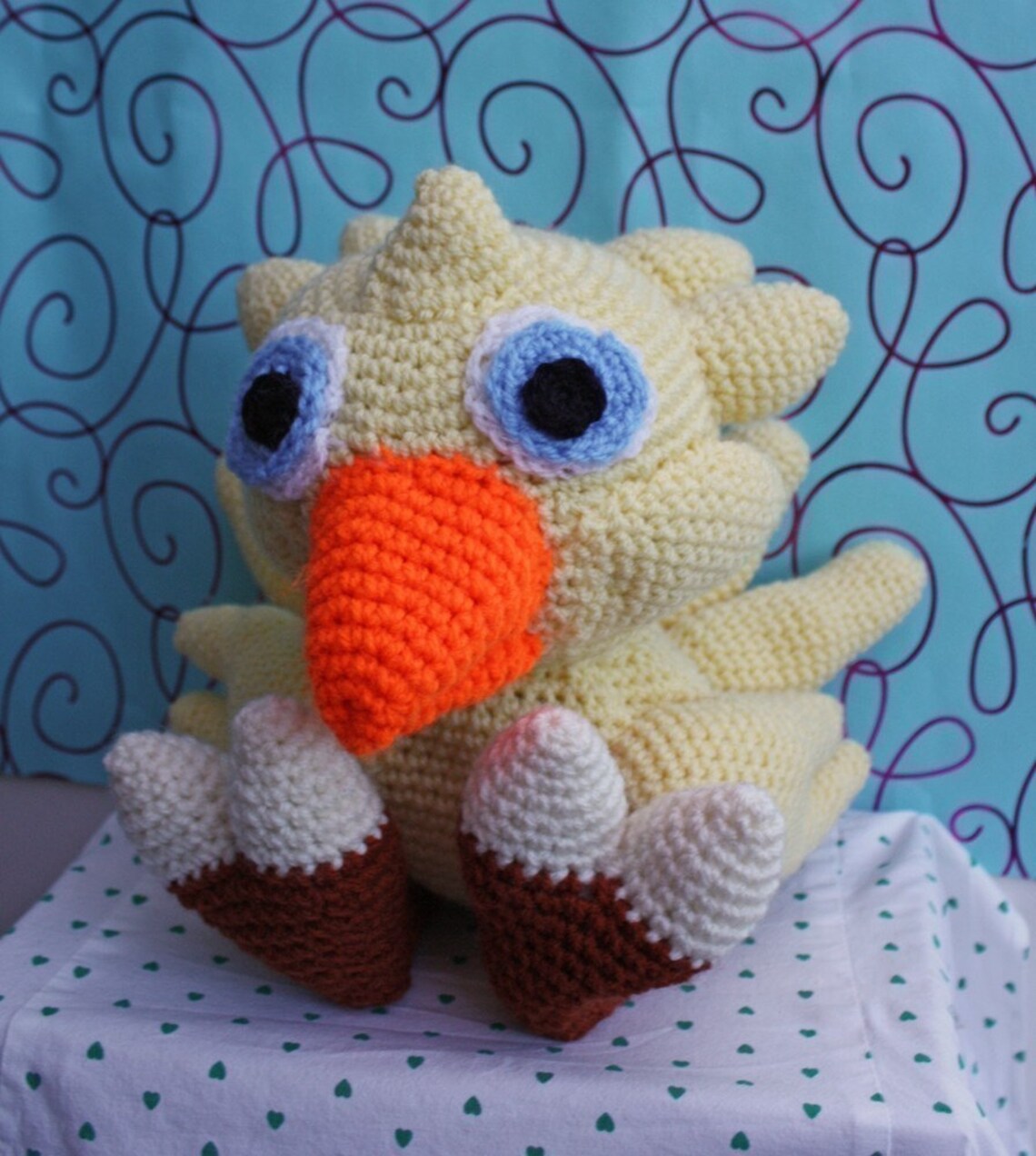 PATTERN - Crochet Chocobo - Digital Download - Etsy