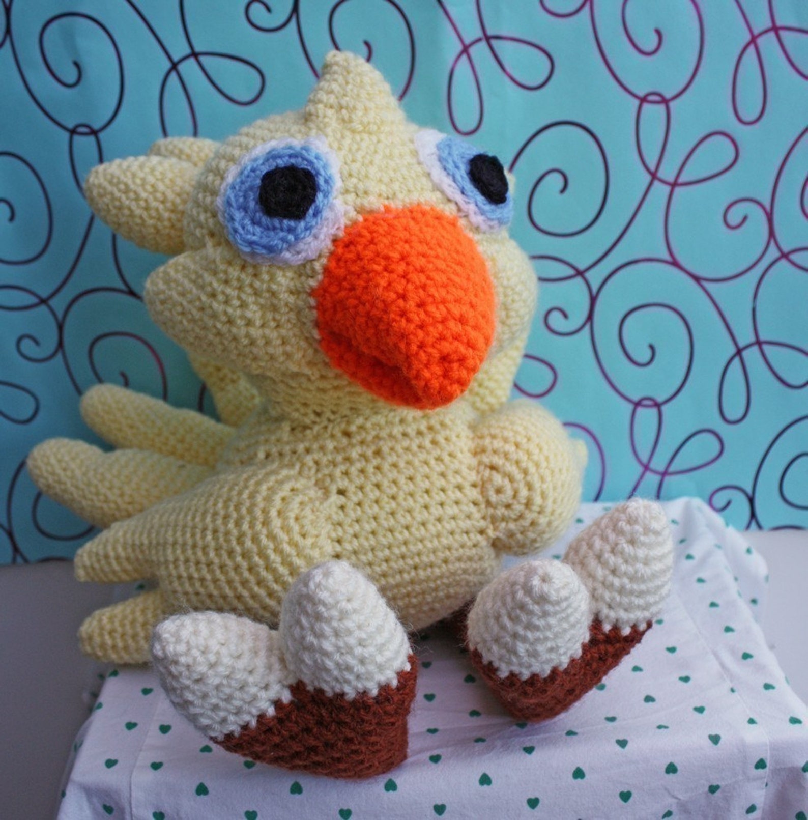 PATTERN - Crochet Chocobo - Digital Download - Etsy