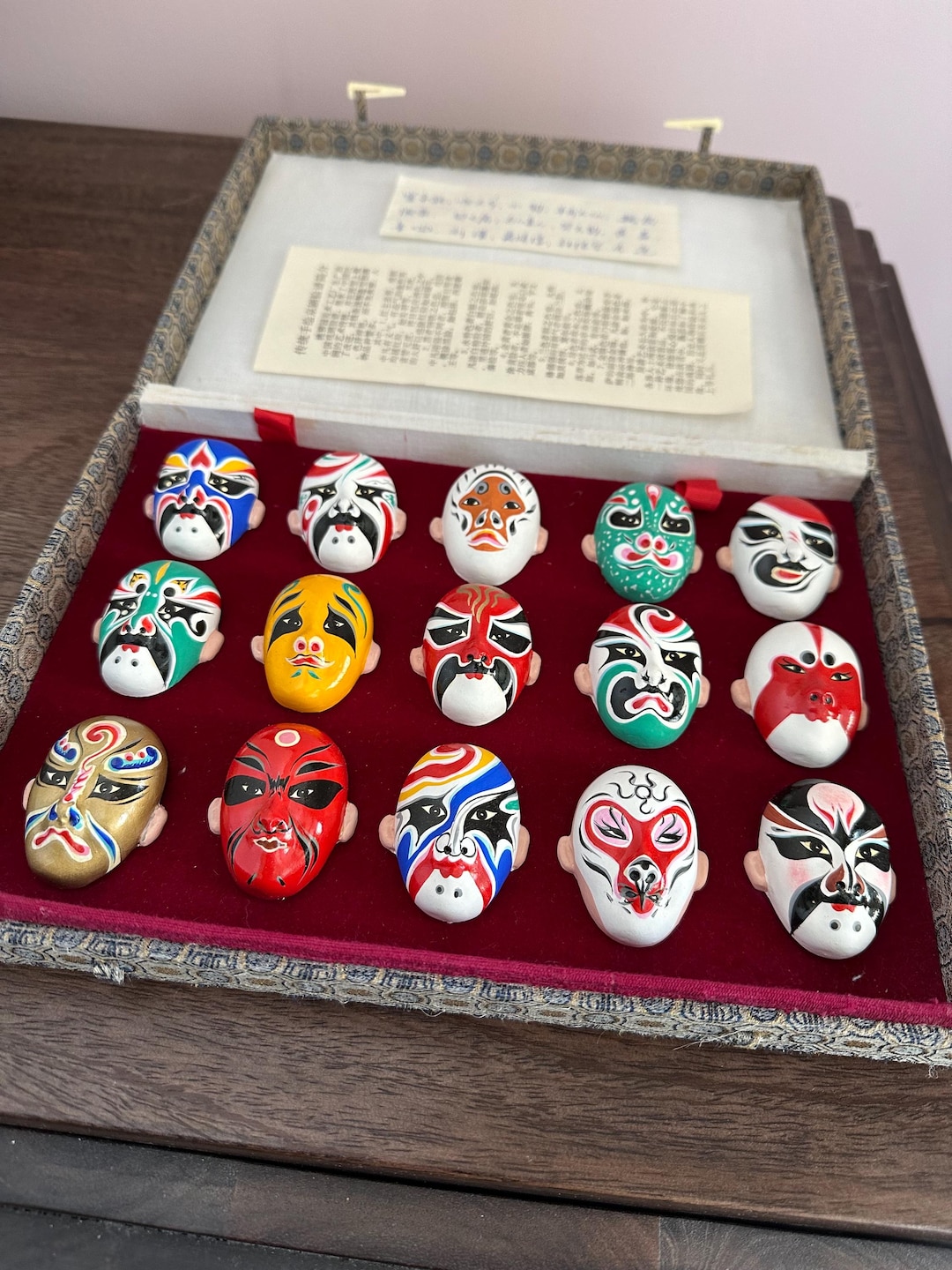 Miniature Ceramic Hand Painted Beijing Opera Masks - Etsy