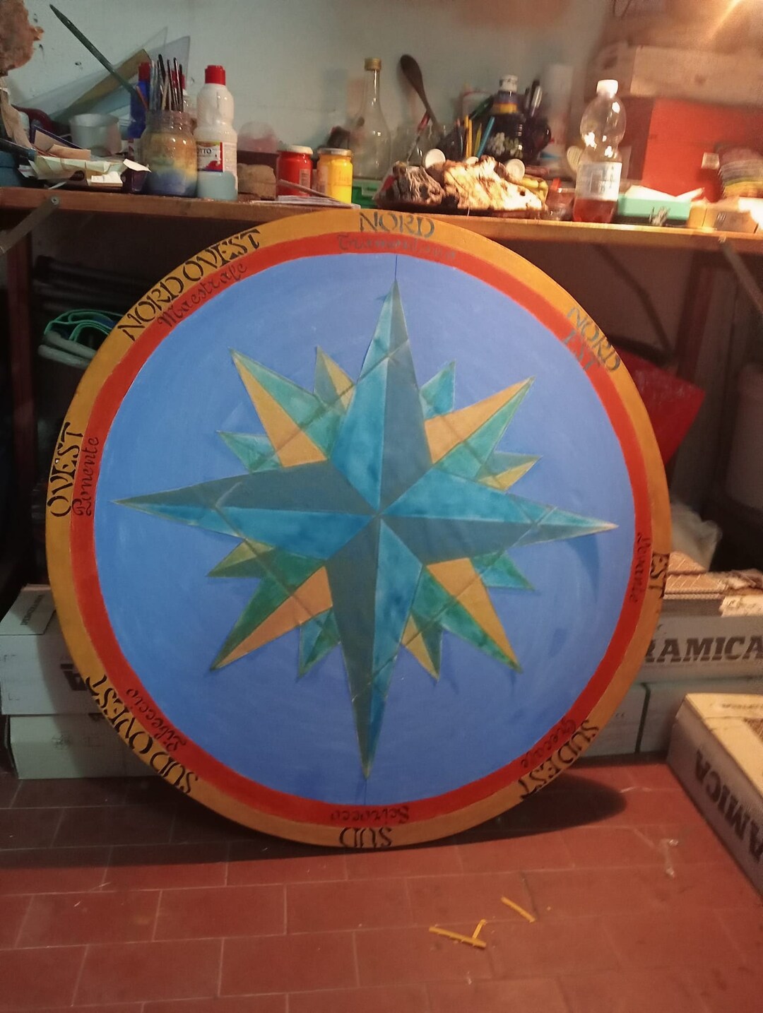 Compass Rose Table - Etsy