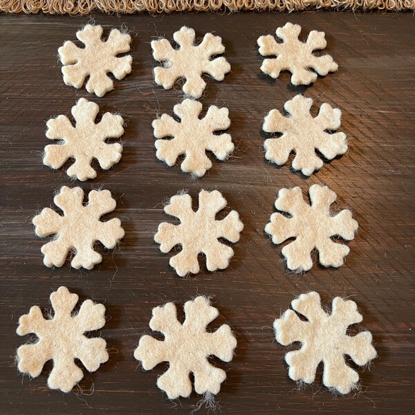 Felt Snowflakes - Etsy