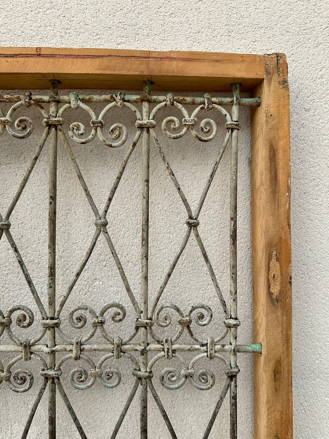 Moroccan Wrought Iron Window From 20th Century - Etsy