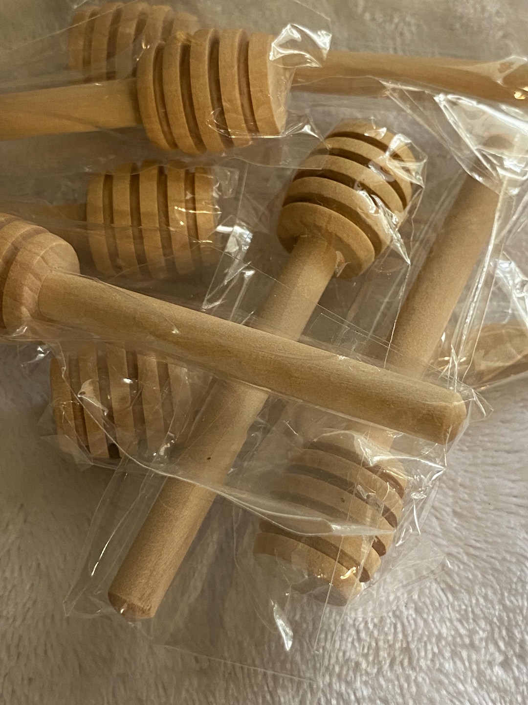 5 Mini Wooden Honey Dipper Dip Stirring Stirrer Stick 3 Inch - Etsy