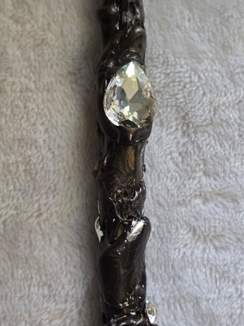 12" Handmade Wand Halloween Cosplay Costume Witch Wizard Spell Craft ...