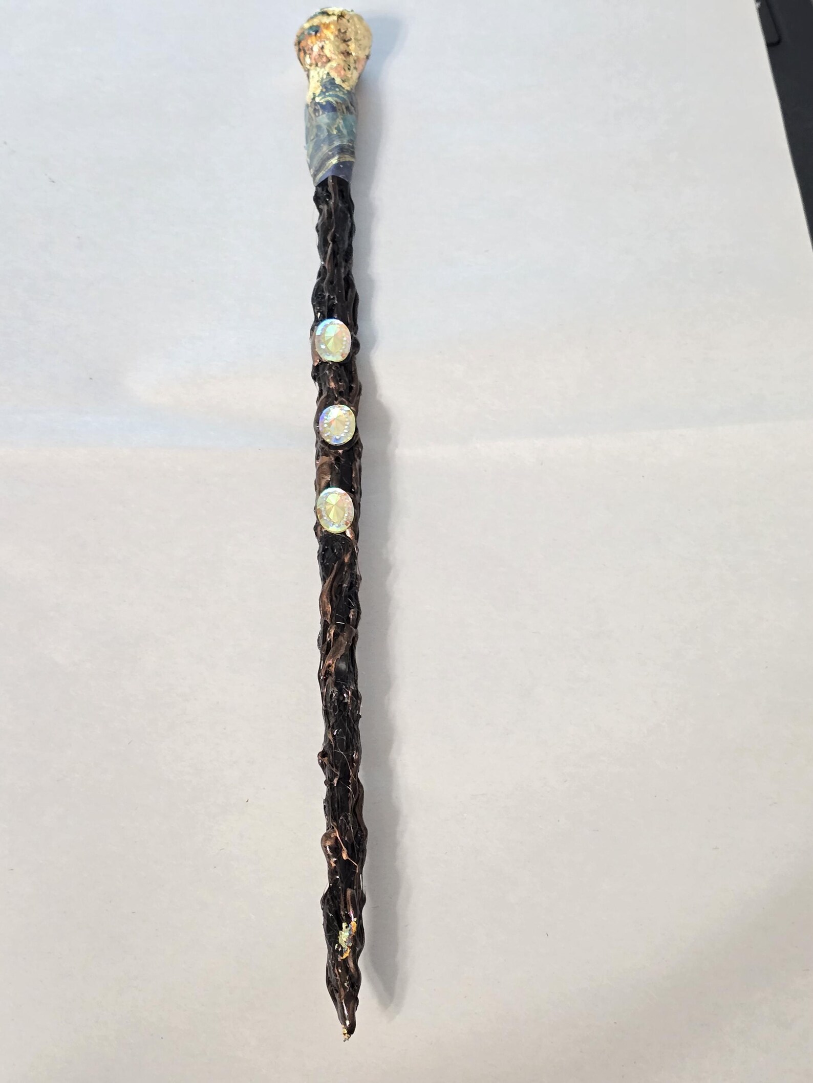 12" Handmade Wand Halloween Cosplay Costume Witch Wizard Spell Craft ...
