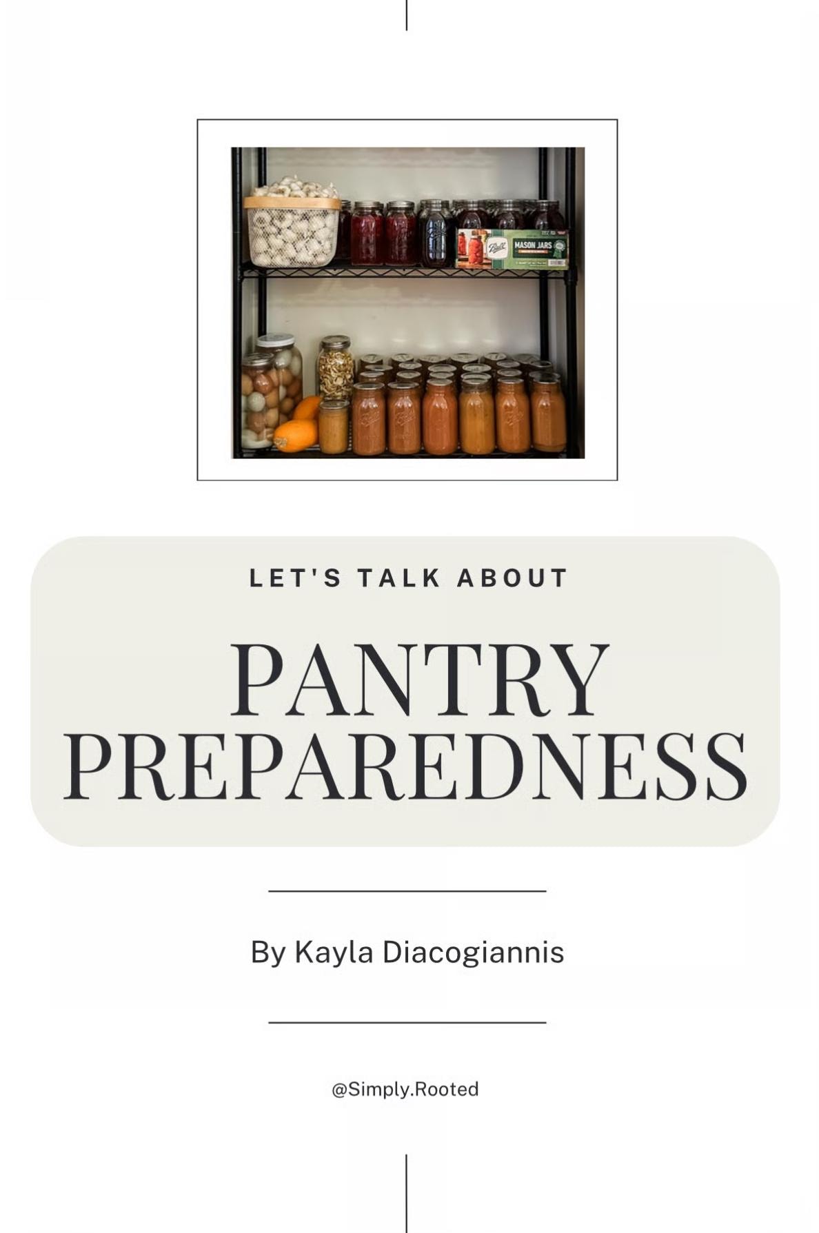 Let's Talk About Pantry Preparedness - Etsy