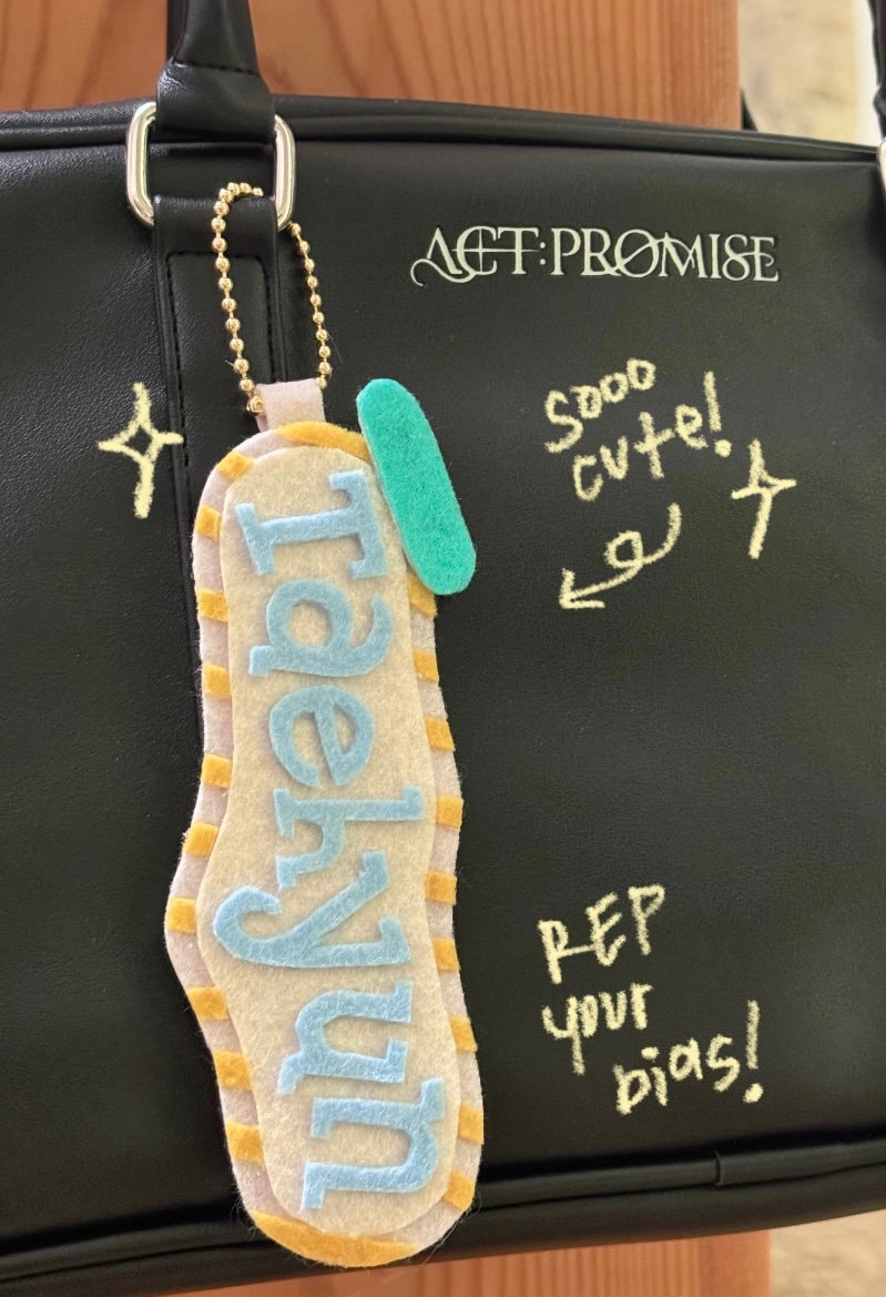 Txt Acnh Name Tag Keychains - Etsy