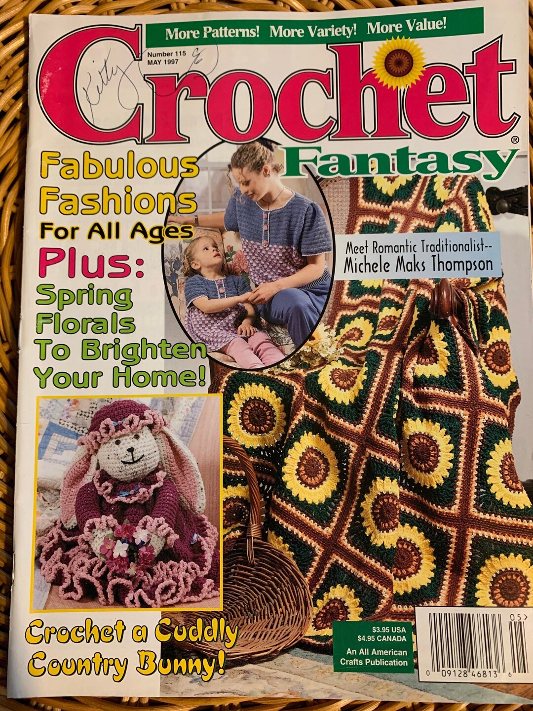 Vintage Crochet Fantasy Magazine No 115 May 1997 - Etsy