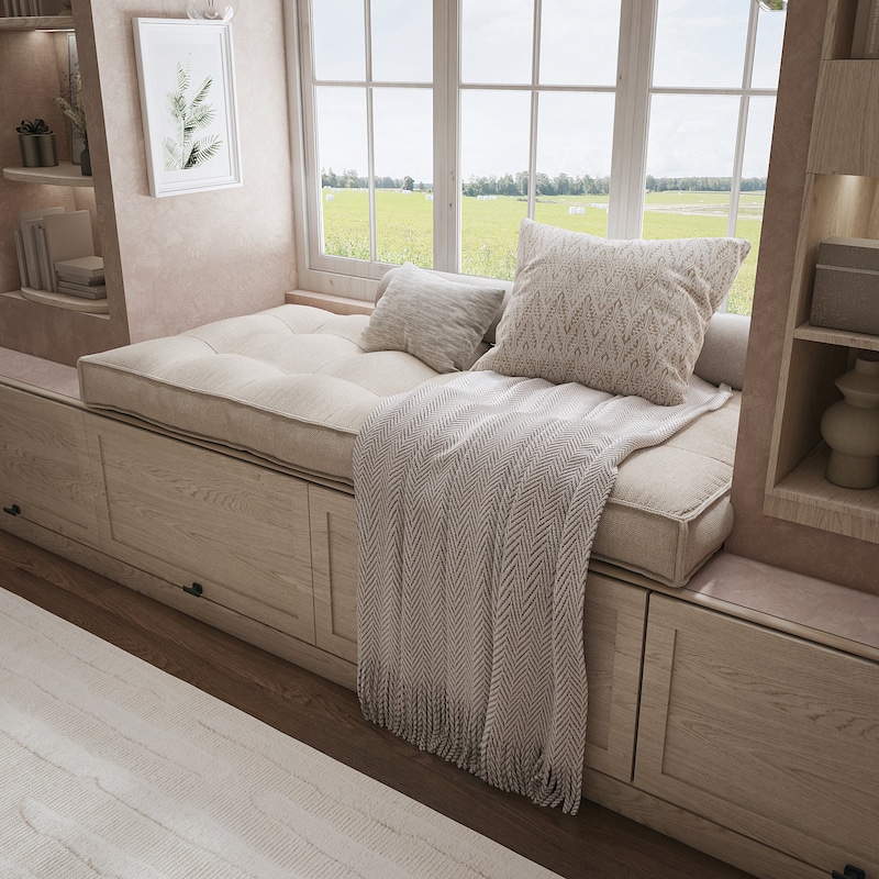 Linen Sofa Seat Cushion - Etsy