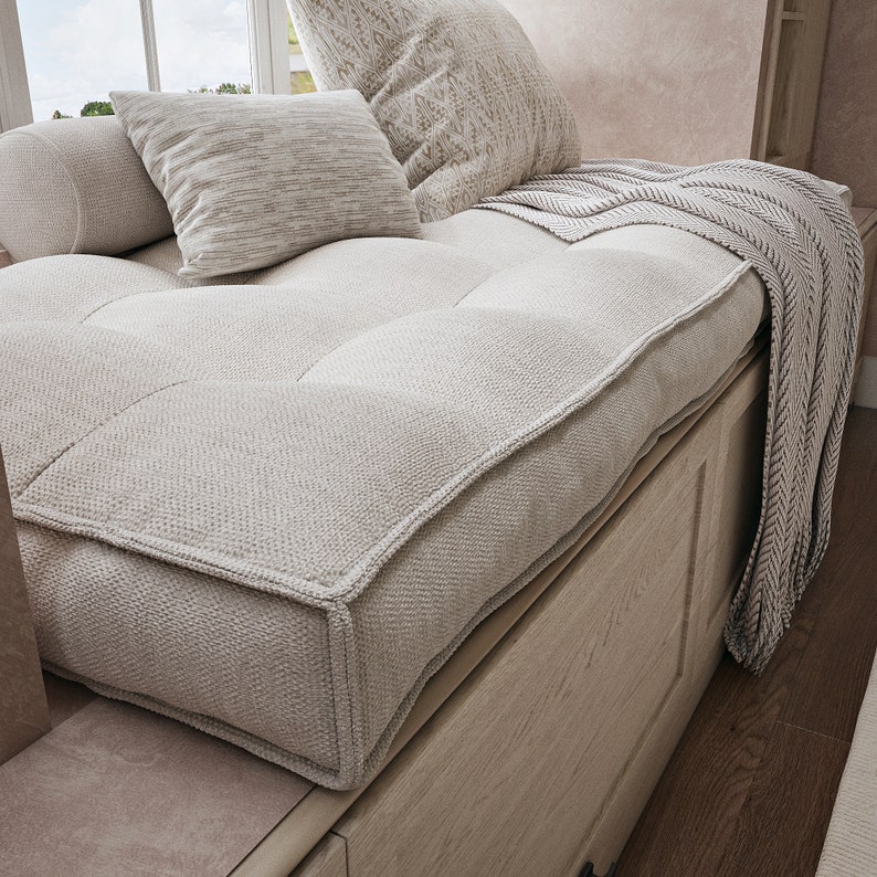 Floor Couch Sofa, French Style Bay Window Cushion, Indoor Cushion Seat ...