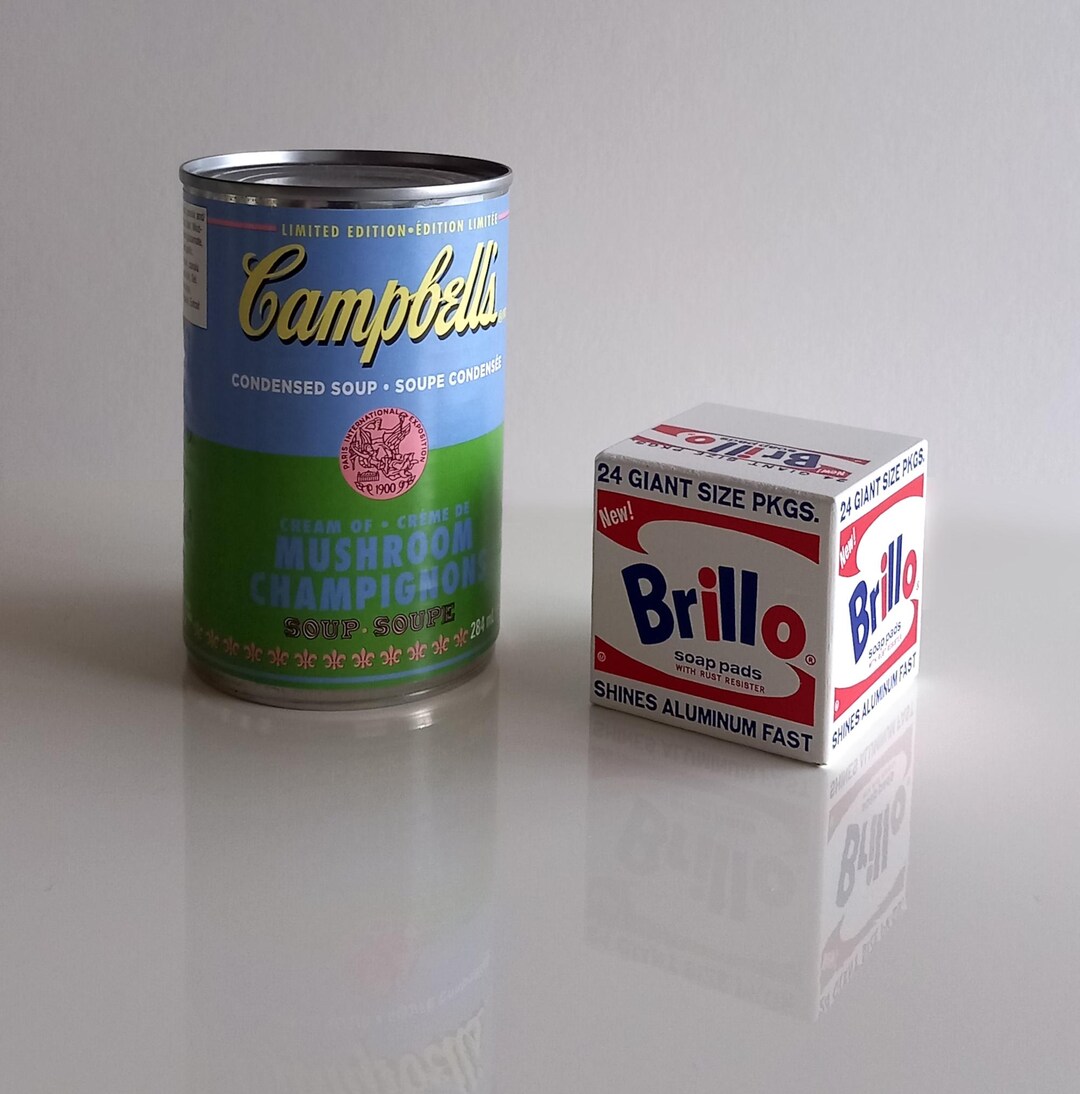 Andy Warhol – Brillo Box & Campbell’s Soup Can ‘cream of Mushroom ...