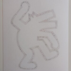 Keith Haring (after) – Dog – Drawing in Marker and Paint - Framed - Etsy