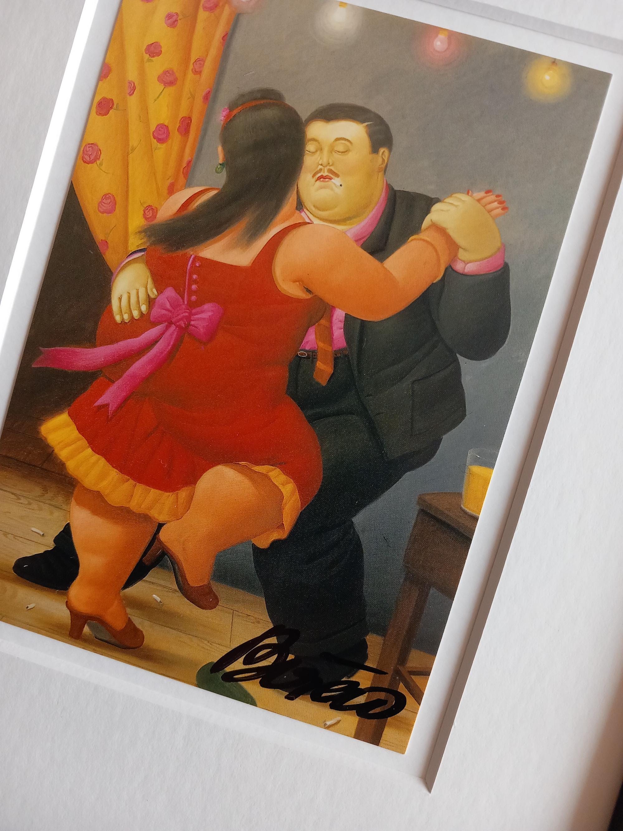 Fernando Botero – Dancers – Framed and Signed Artcard - Etsy