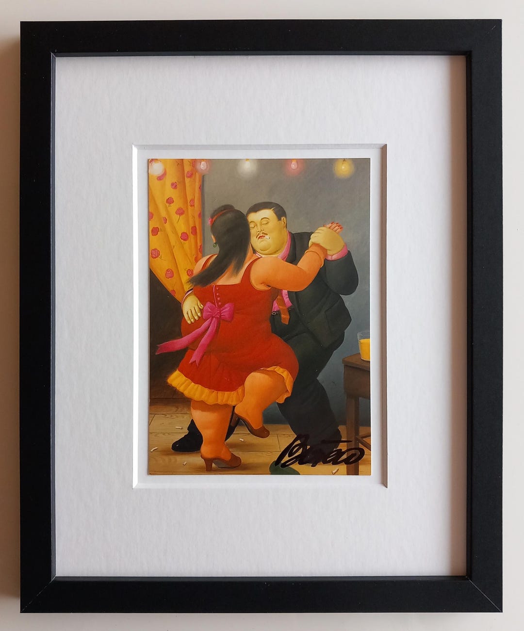 Fernando Botero – Dancers – Framed and Signed Artcard - Etsy