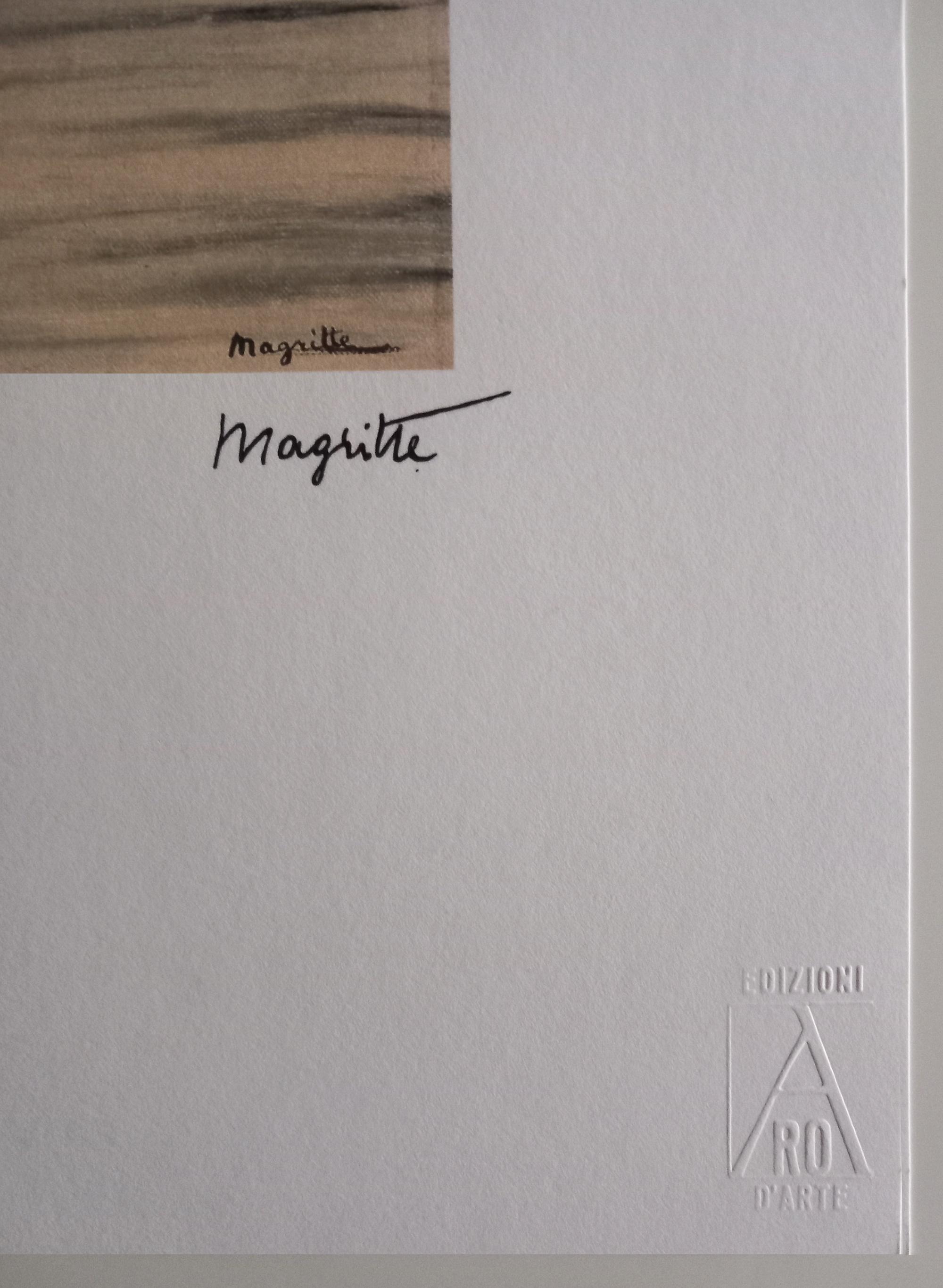 René Magritte - Lithograph OASIS – With Passe-partout - Etsy