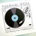 Wedding DJ Thank You Card | Etsy