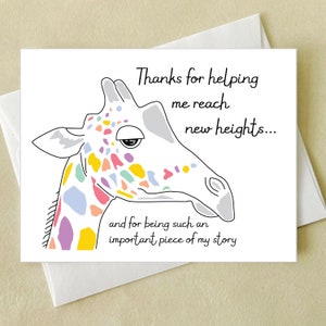 Autism Thank You Therapy Card - ABA RBT BCBA Occupational Speech ...