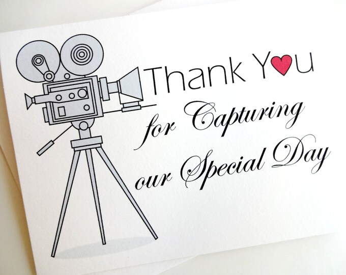 Wedding DJ Thank You Card - Etsy