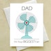 Biggest Fan Dad Card Birthday Father's Day Dad's Day - Etsy Canada
