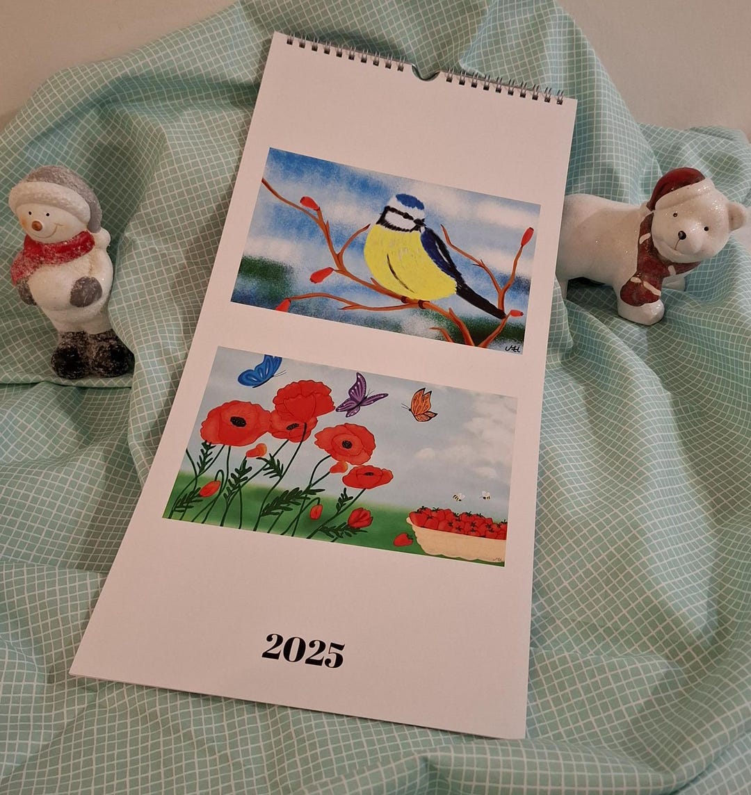 Annual Calendar 2025, Kitchen Calendar 2025, Wall Calendar 2025 ...