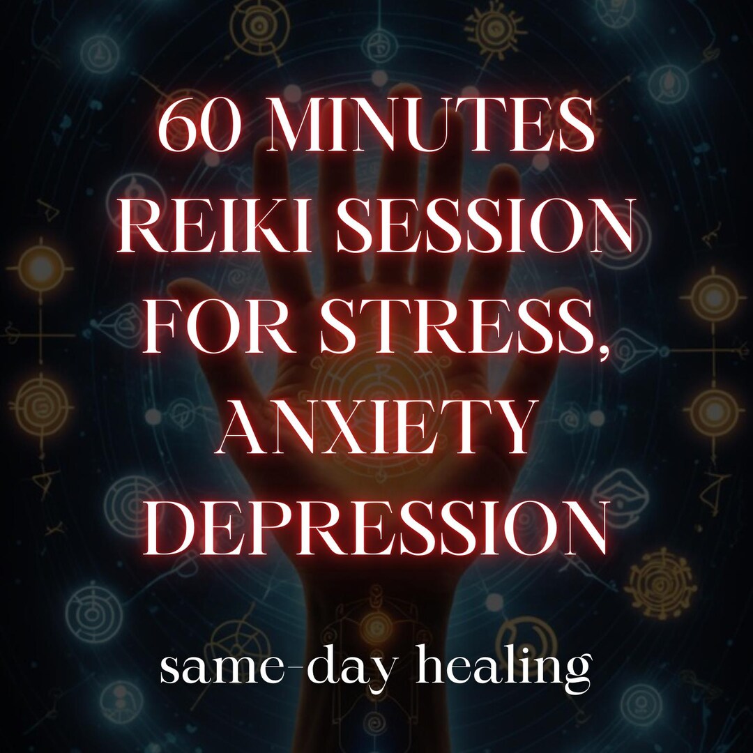 60 Mins REIKI HEALING for ANXIETY, Stress Remote Therapy Session Relief ...
