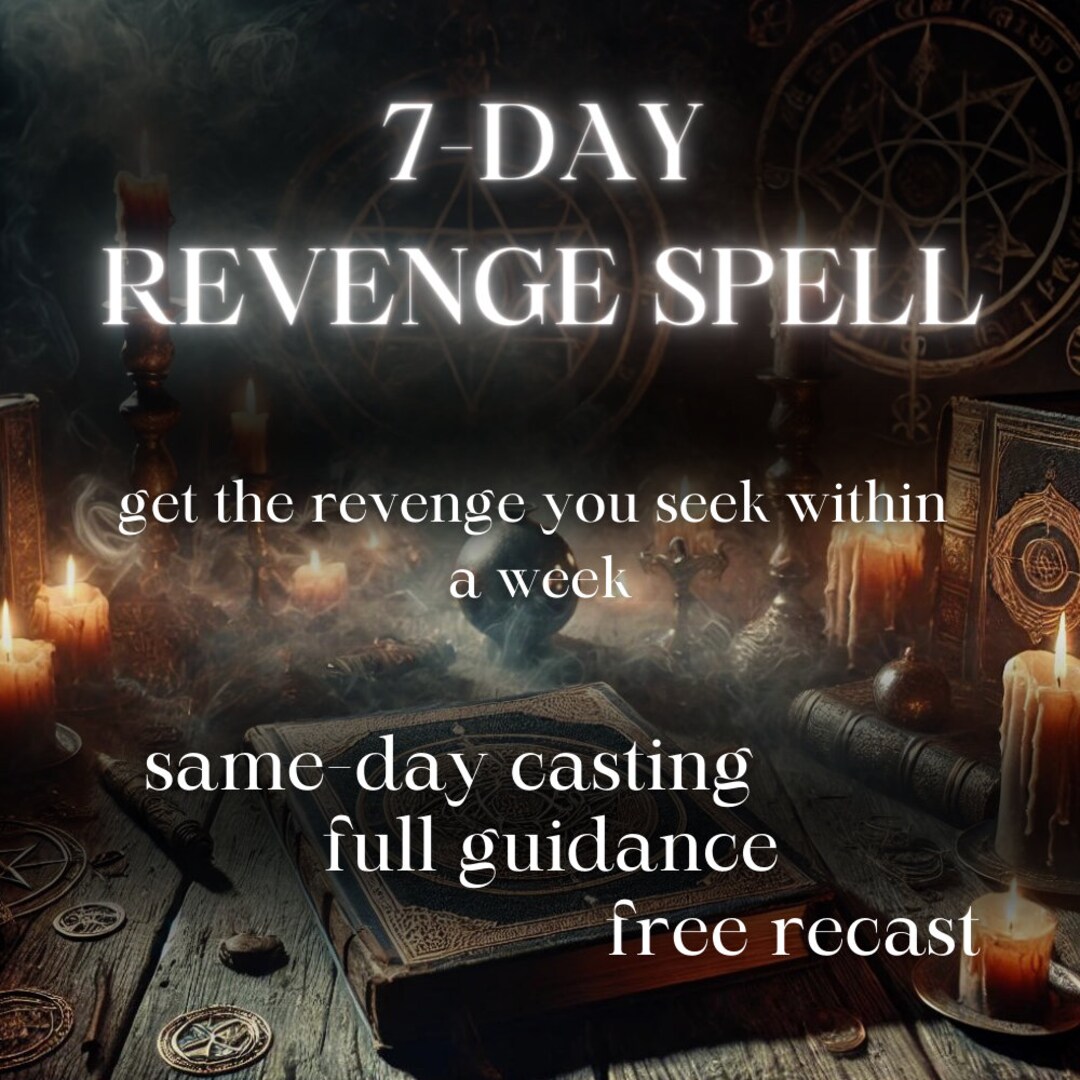7-day Revenge Spell Curse Your Enemy Spell Karmic Revenge Spell, Job ...