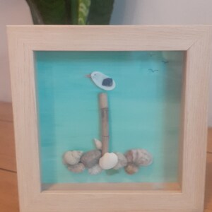 Happy Seagull Shell Art - Etsy