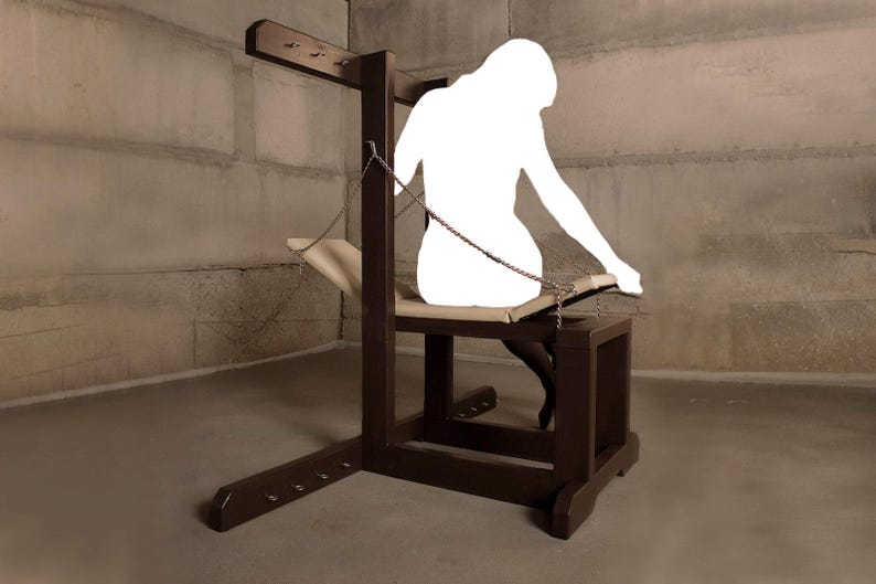 BONDAGE BENCH for Whipping. Bdsm Bed, Dungeon Chair for Adult Games ...