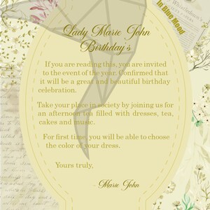 The Bridgerton Invitations - Etsy