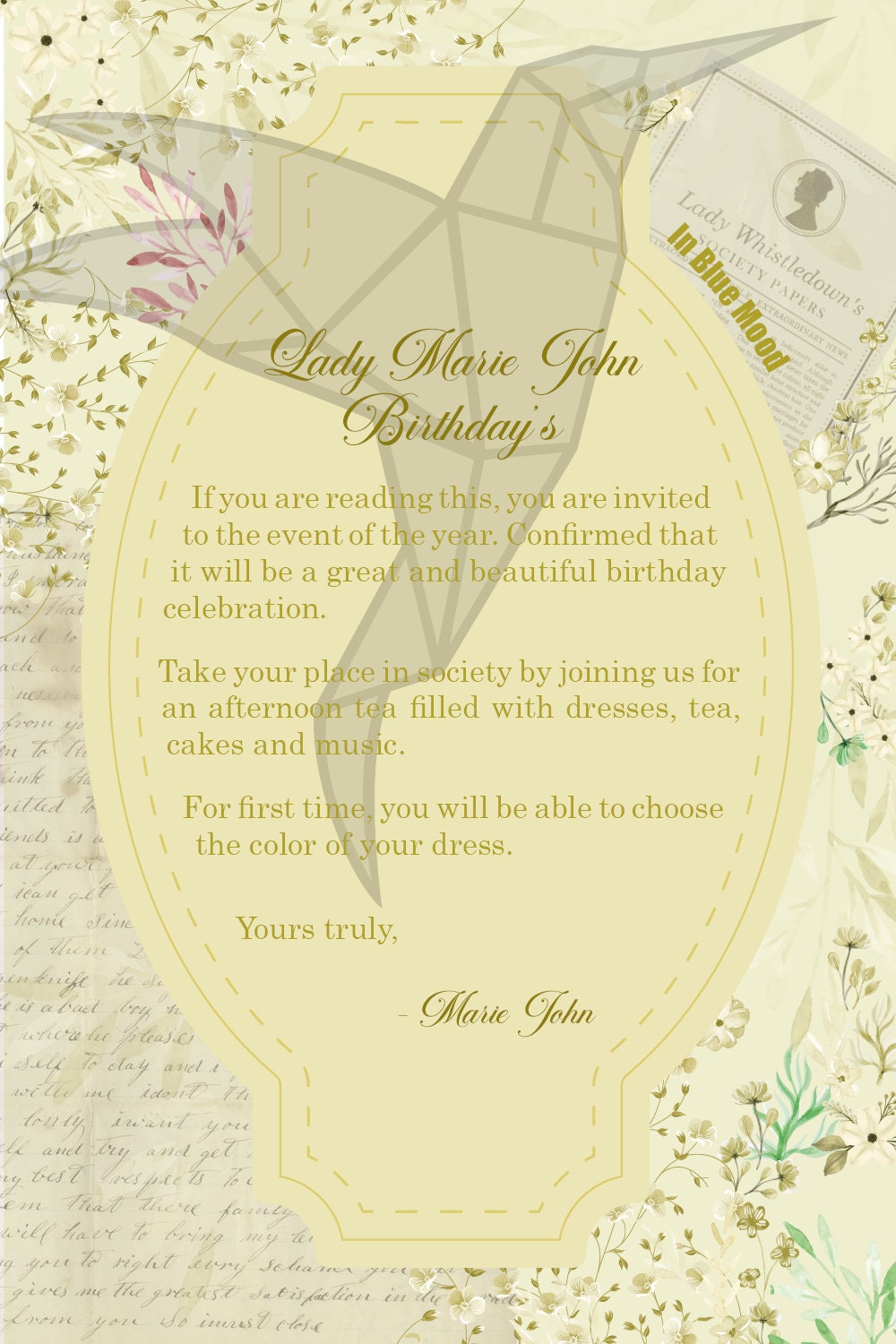 The Bridgerton Invitations - Etsy