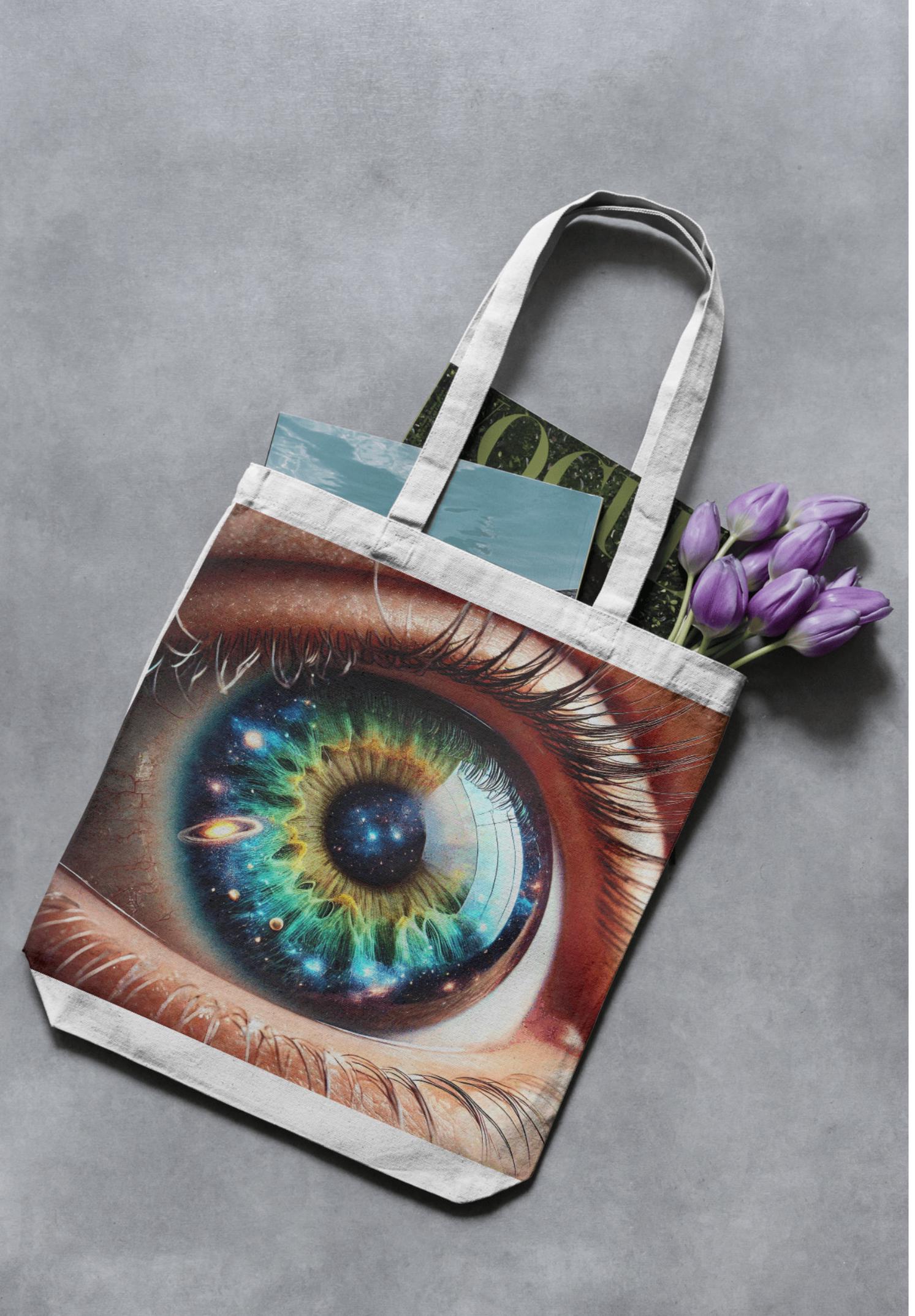Cosmic Eye Digital Art Print - Surreal Galaxy in Eye Illustration | Sci ...