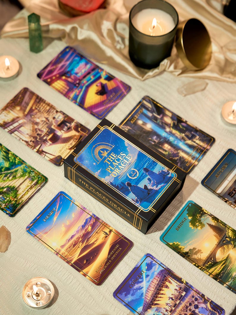 Limited Edition the Places Oracle Deck - Solstar Magic W/ Keywords 83 ...