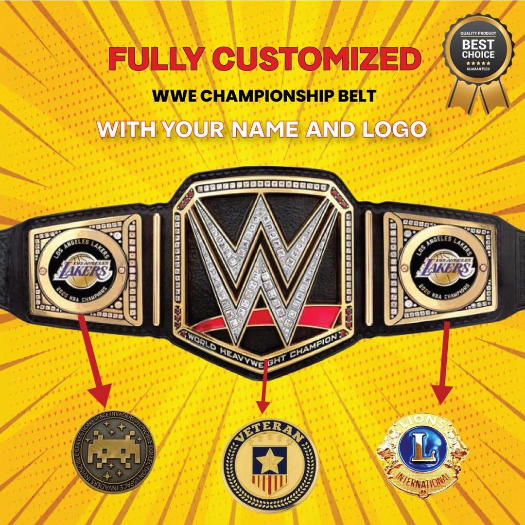 Personalized WWE Undisputed Championship Replica Title Belt - Etsy