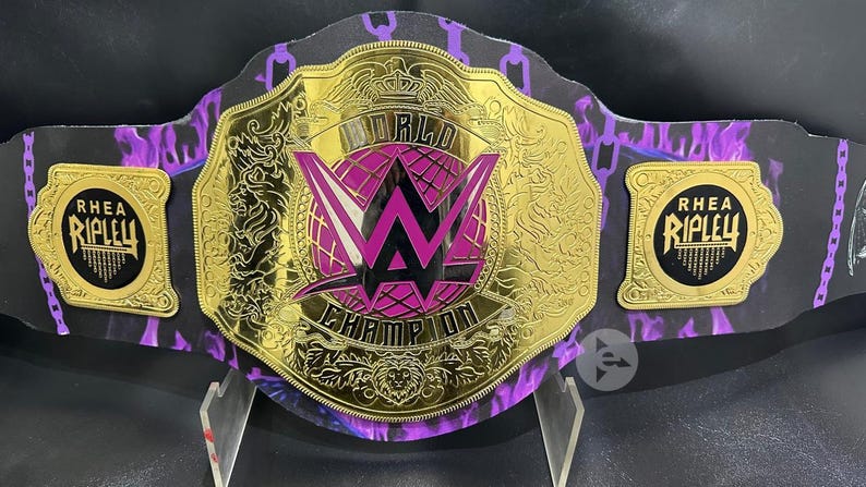 Rhea Ripley WWE Belt World Heavyweight Women's Championship Replica ...
