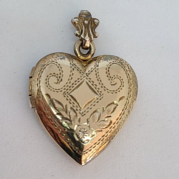 Vintage Locket 14kt Gold - Etsy