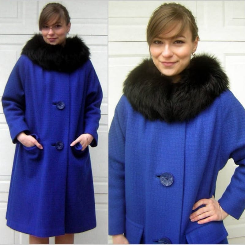 Royal Blue Coat - Etsy