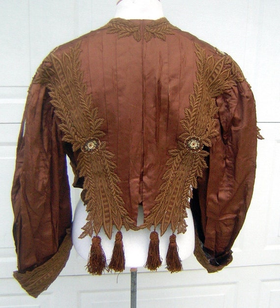 Antique Edwardian Jacket from Walking Suit with Ornat… - Gem