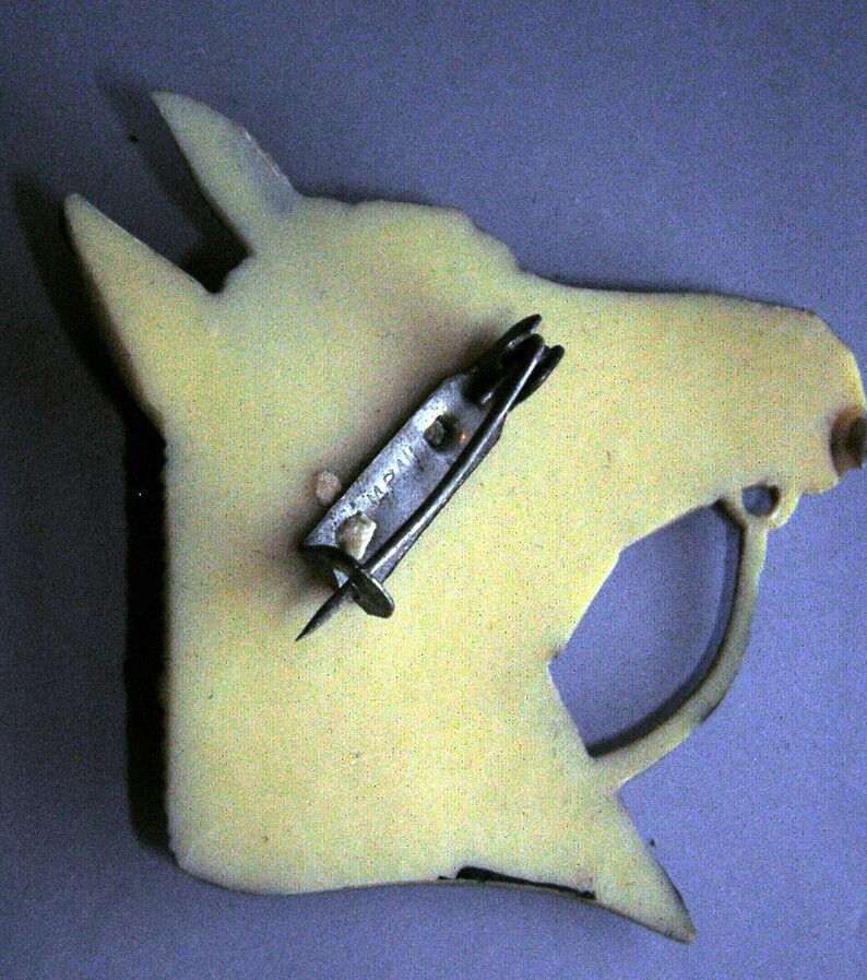 Early Plastic Horse Head Brooch Pin Vintage 50s Retro Kitsch - Etsy