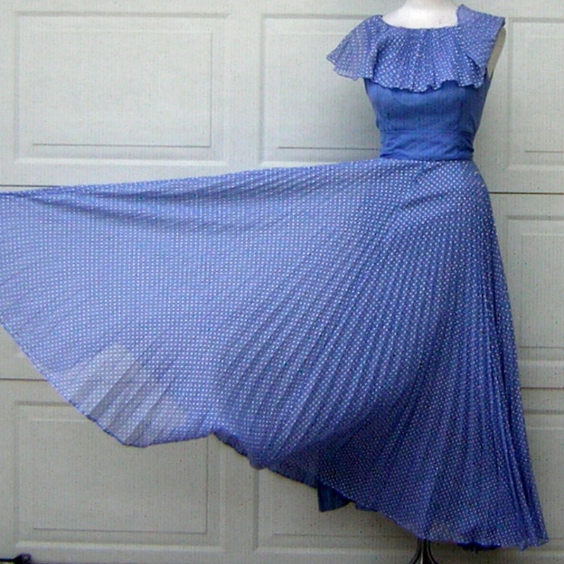 Periwinkle Dress - Etsy